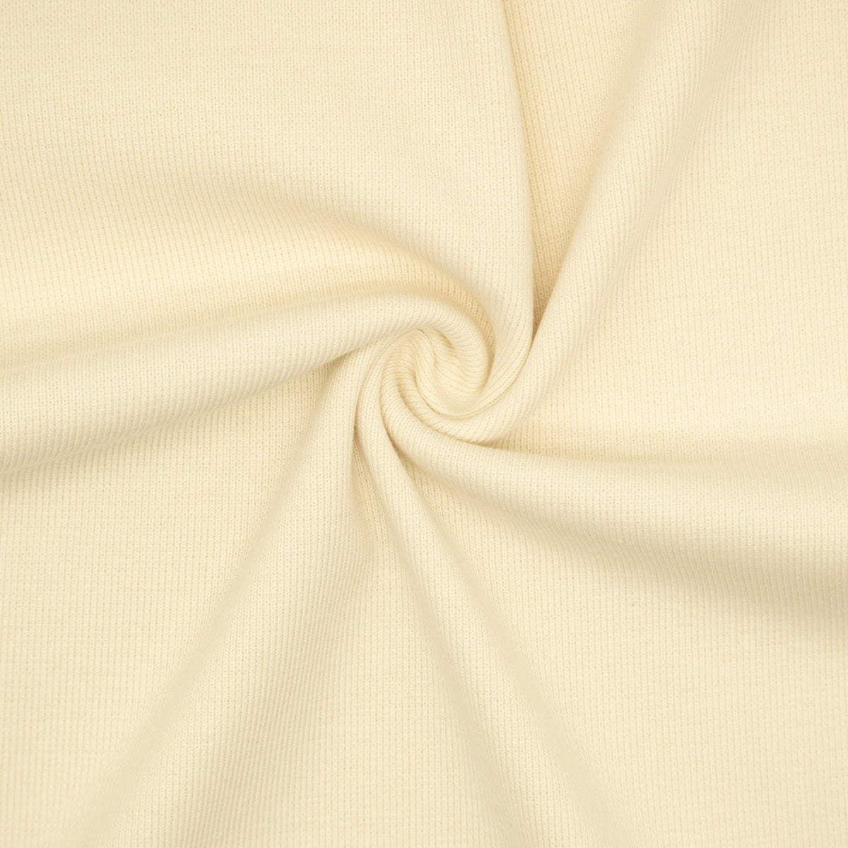 Ivory Parchment Rib Knit Fabric - Boho Fabrics