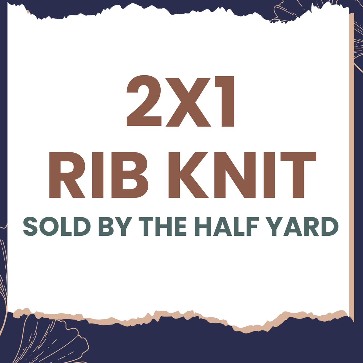 2x1 Rib Knit, CUFF. SOLD BY THE HALF YARD – Boho Fabrics