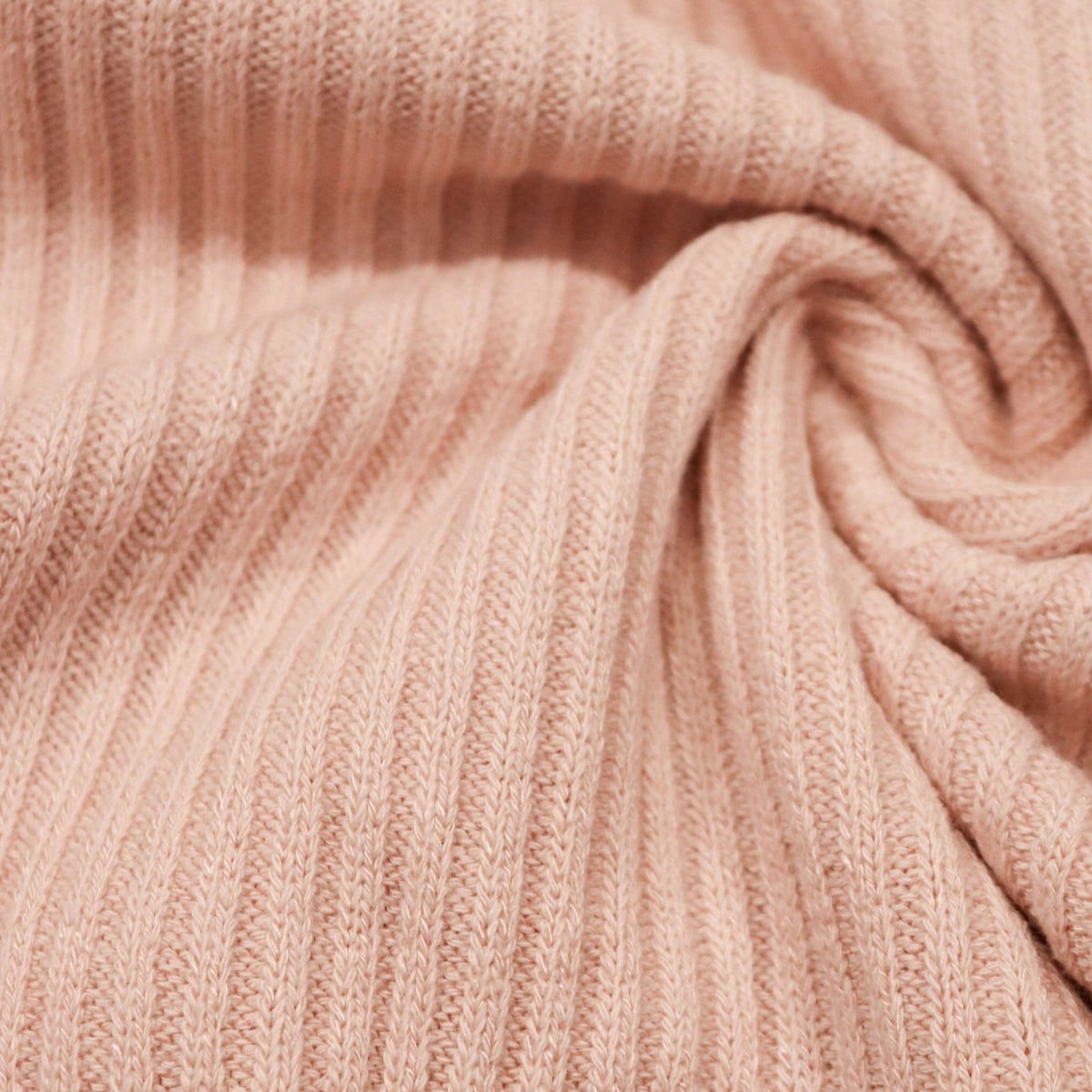 4x2 Cotton Rib Peach Champagne, Cotton Rib Knit – Boho Fabrics