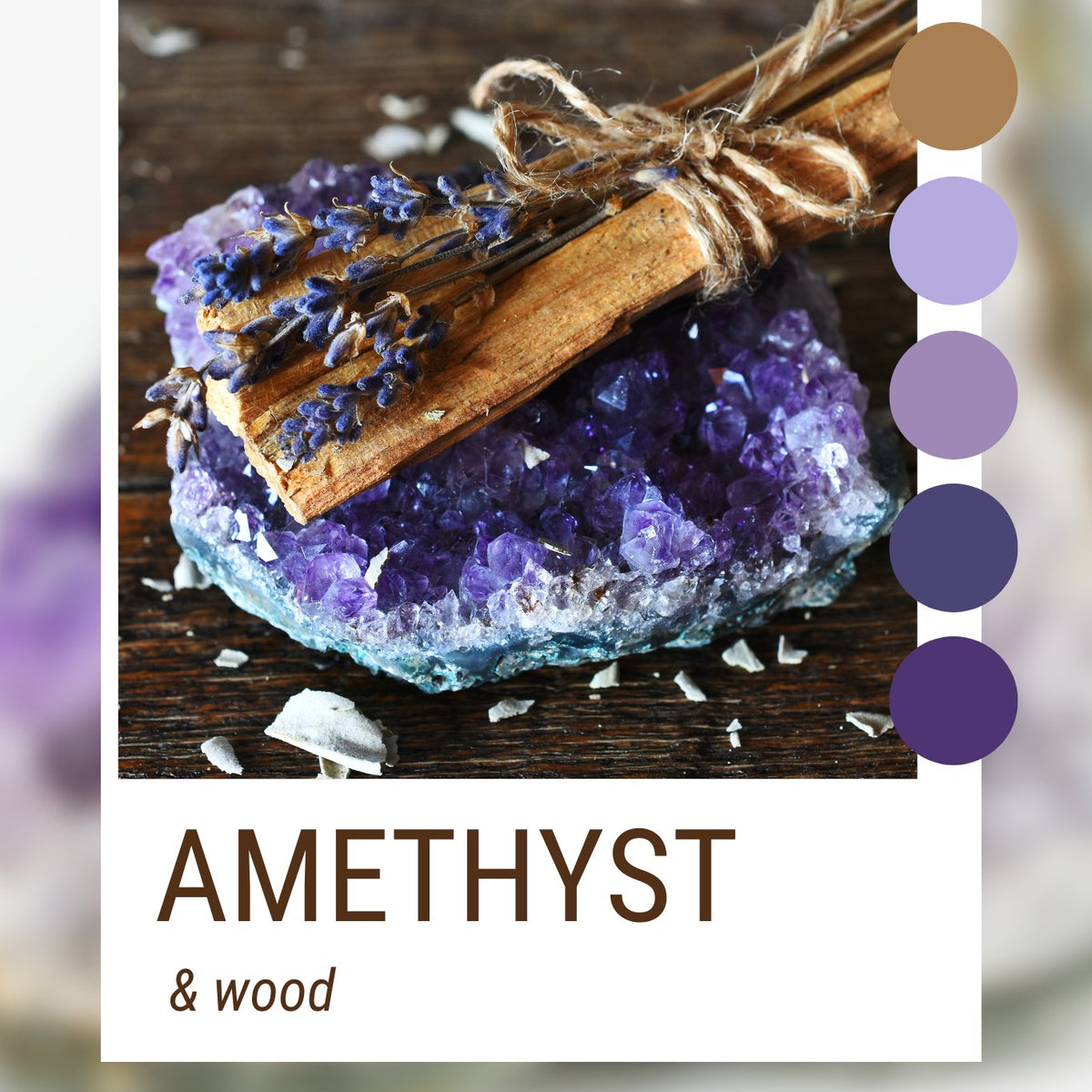 Amethyst & Wood, Mystery Color Palette Box. – Boho Fabrics