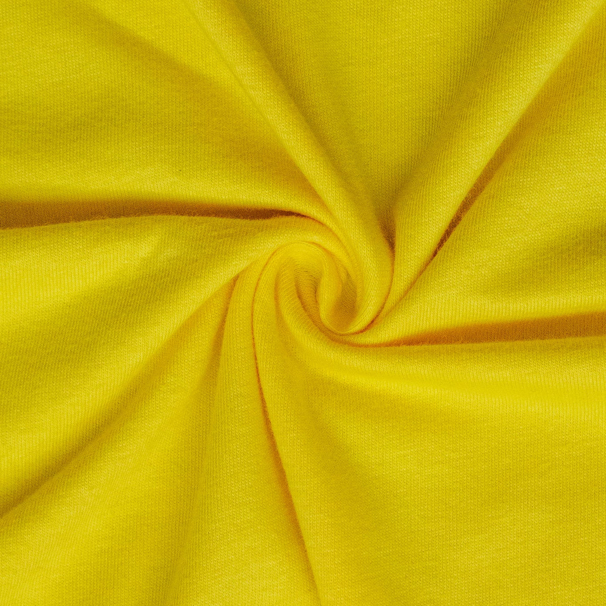 Canary Yellow Cotton Jersey Knit Fabric - 7 oz - Boho Fabrics
