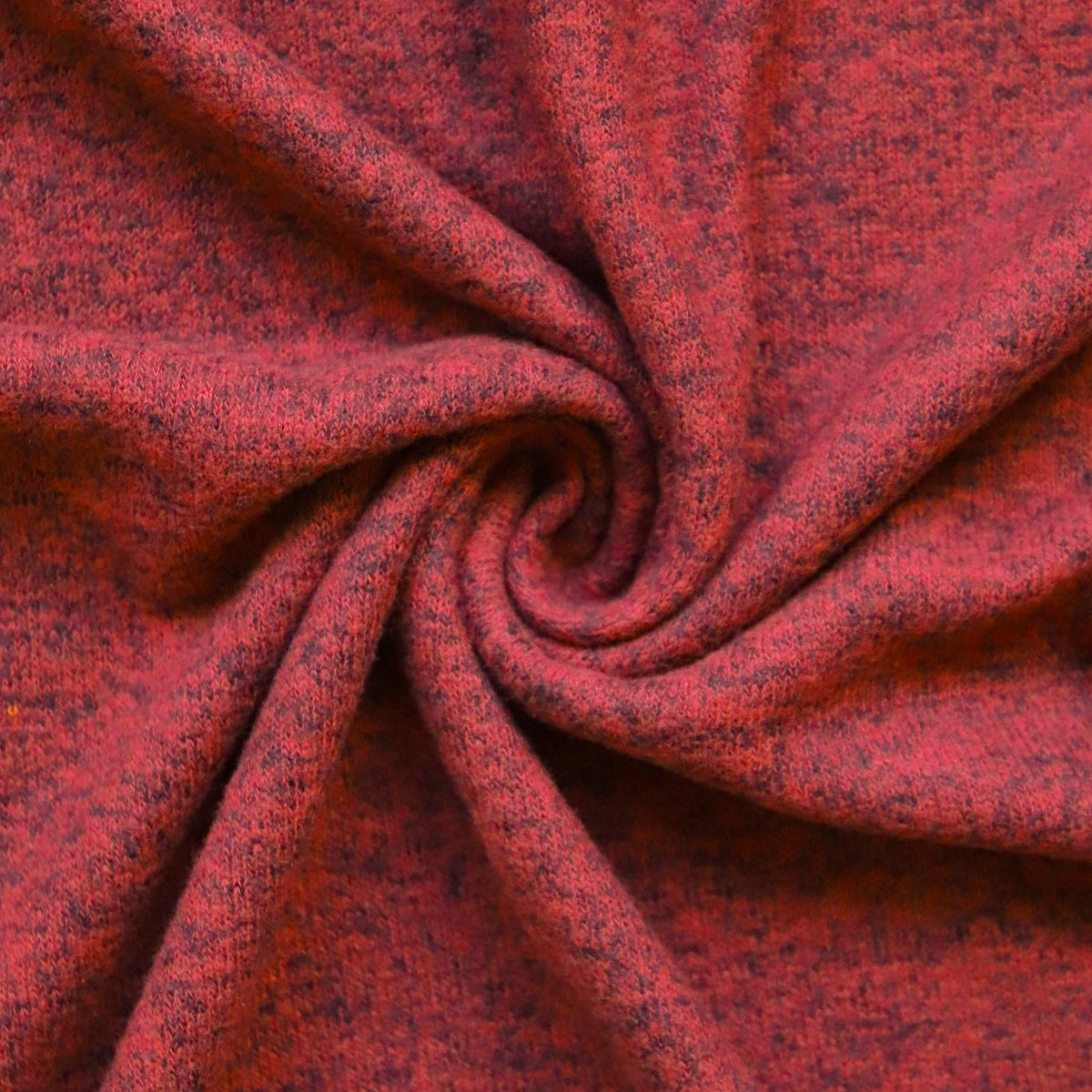 Cinnamon Stick Red, Brushed Sweater Solid Knit Fabric – Boho Fabrics
