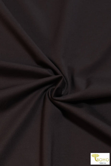 Dark Brown Ponte Fabric – High-Quality at Boho Fabrics