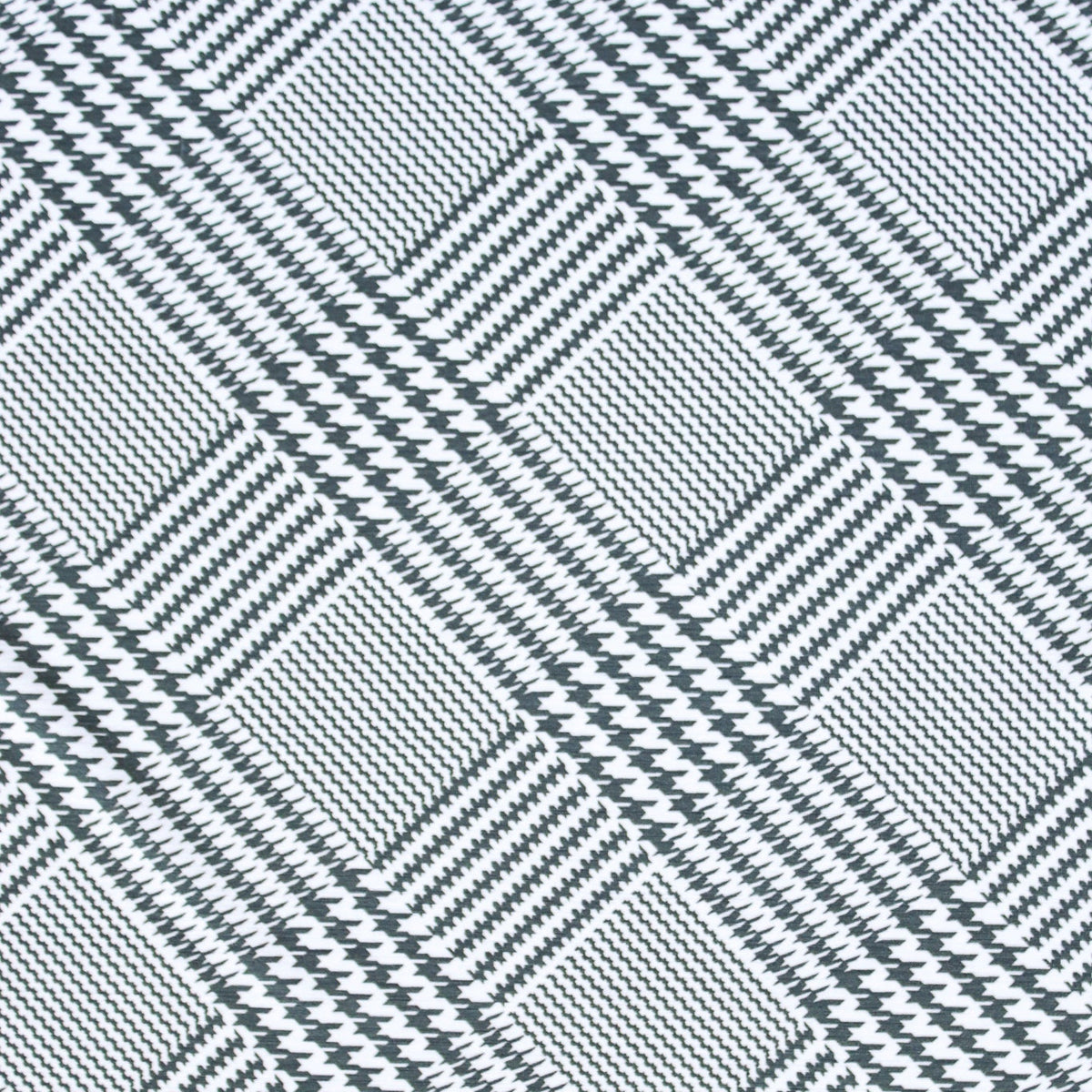 Gray Houndstooth, Athletic Knit Fabric – Boho Fabrics