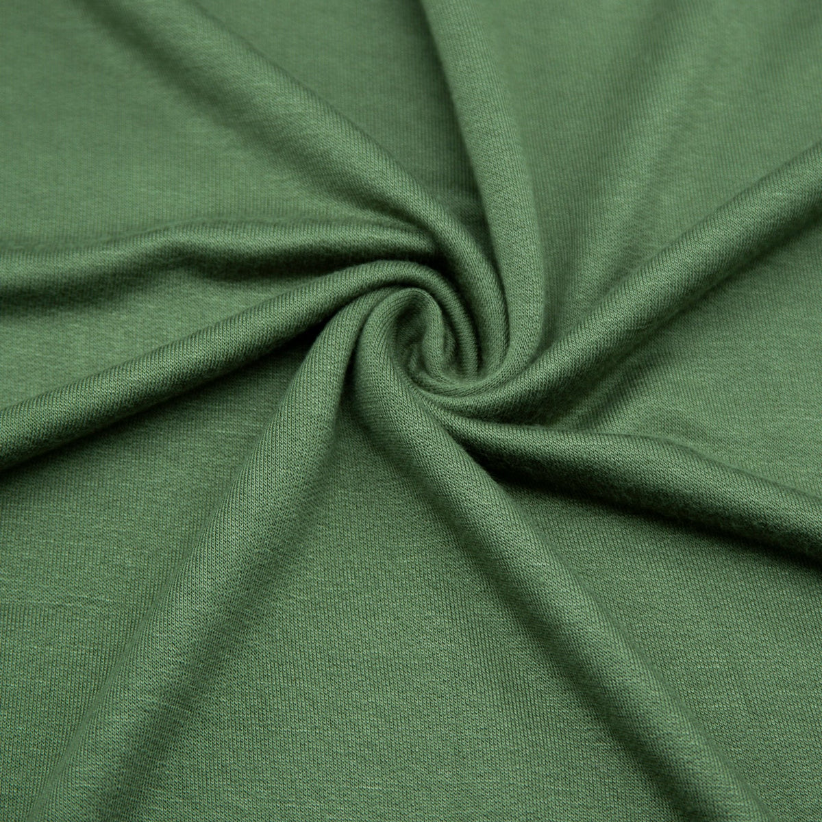 Green Rayon French Terry Knit Fabric - Boho Fabrics