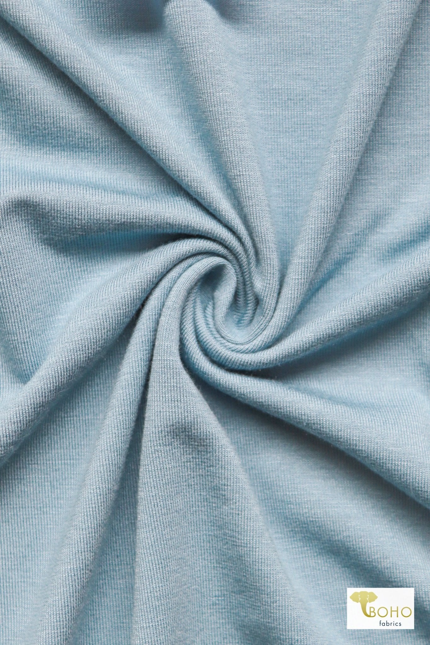 Ice Blue, Solid Rayon Spandex Knit Fabric – Boho Fabrics