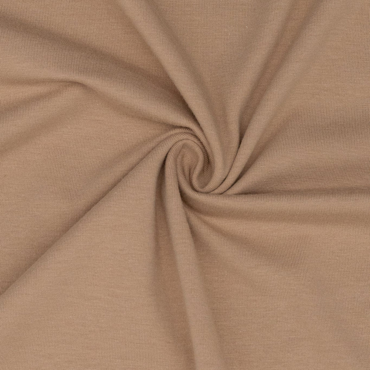 Light Brown Solid Cotton Spandex Fabric - Boho Fabrics