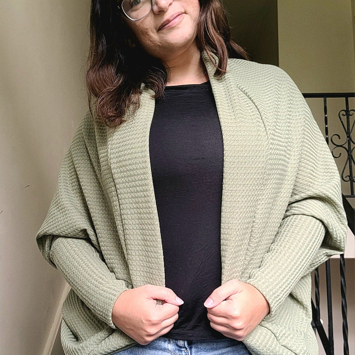 Light Sage, Brushed Waffle Knit Fabric – Boho Fabrics