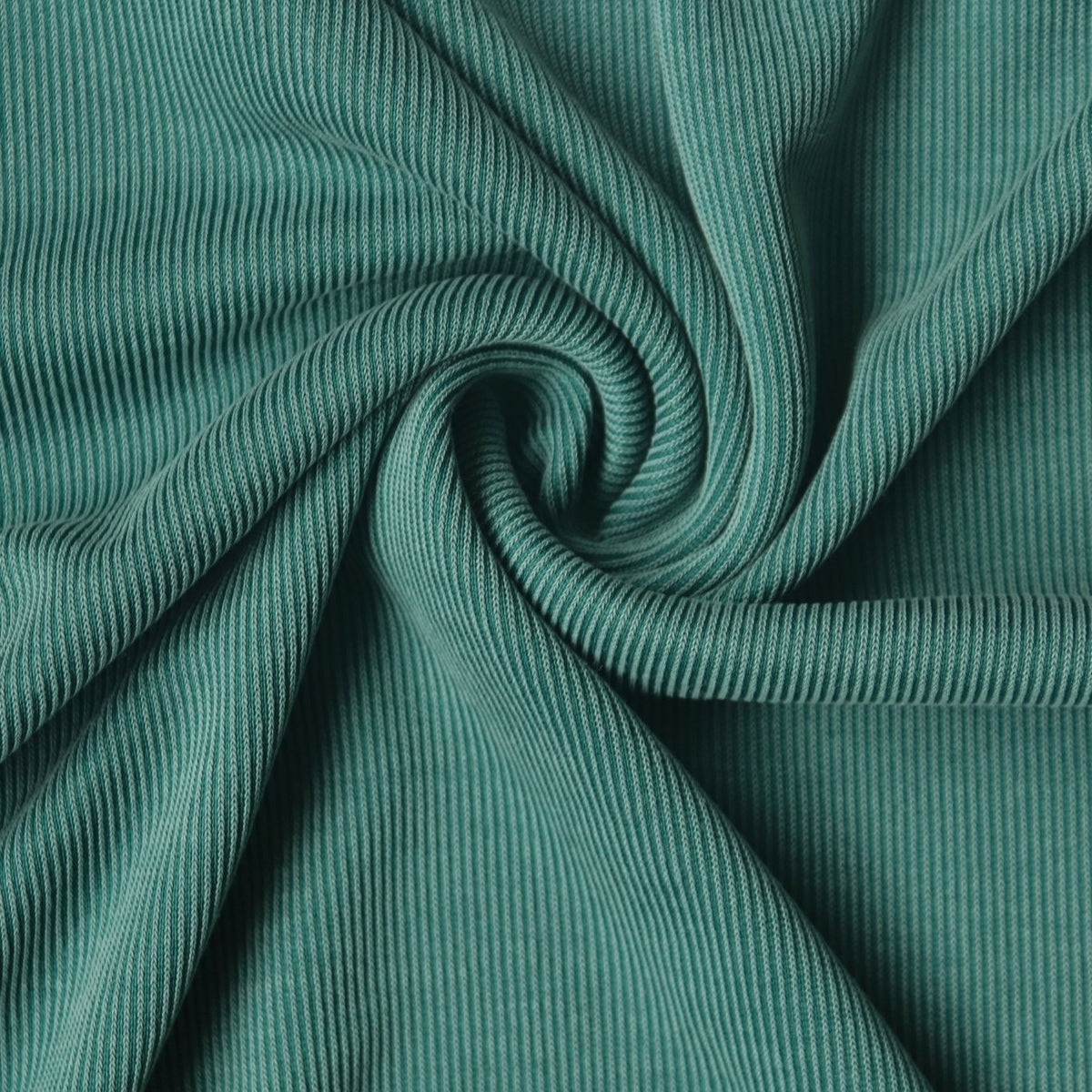Mist Green Cupro Rib Knit Fabric - Boho Fabrics