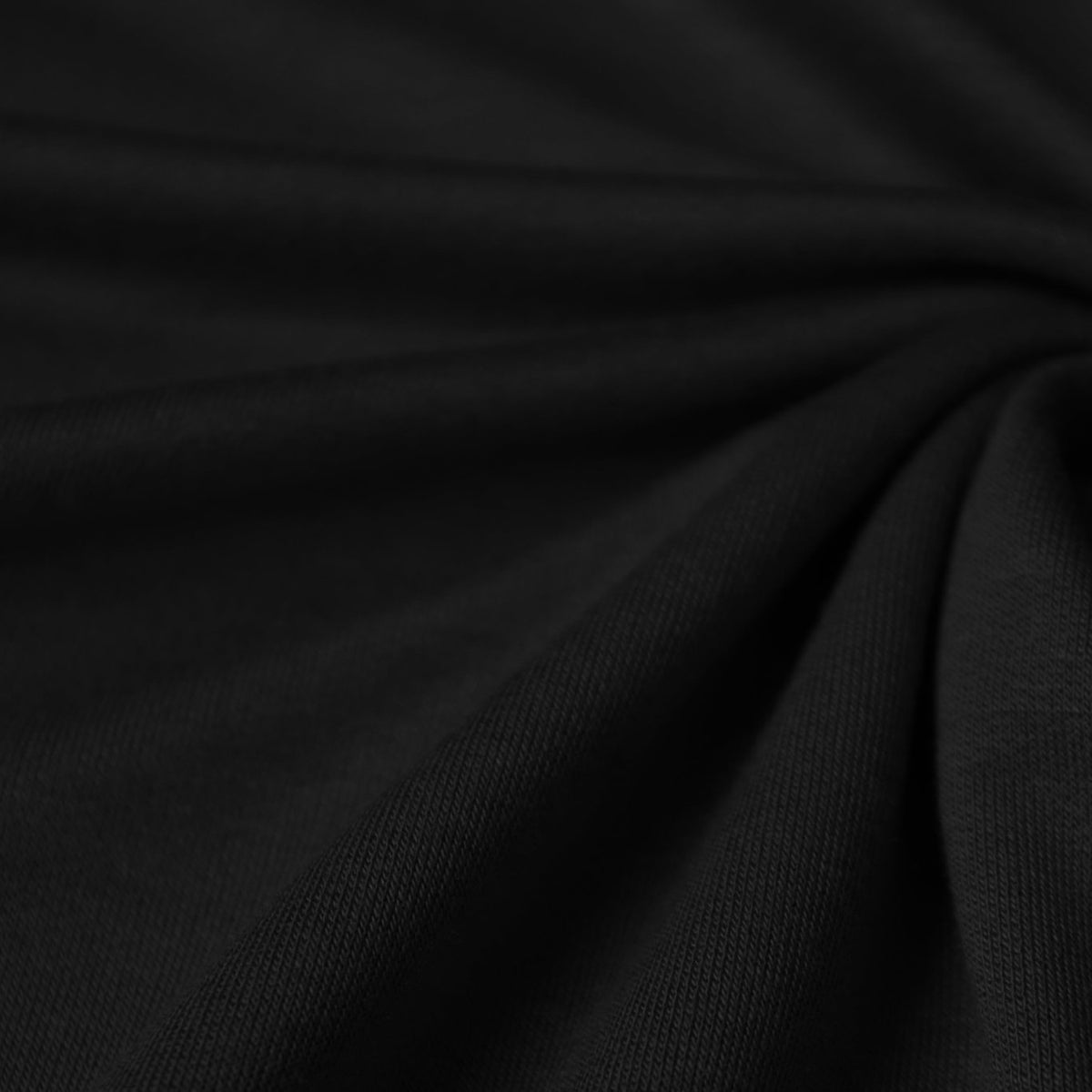 Black Modal French Terry Knit Fabric - Boho Fabrics