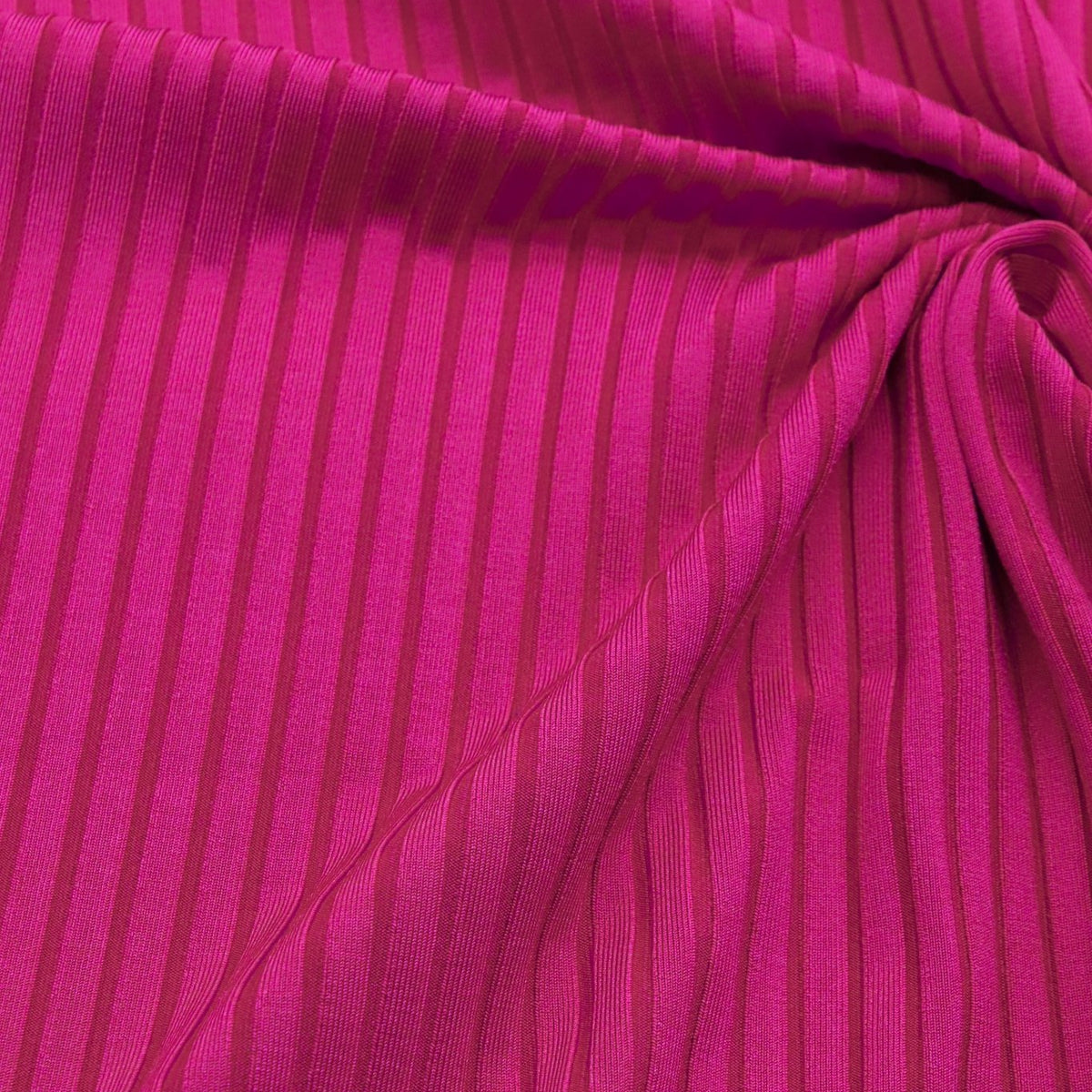 Last Cuts! Pink Fuchsia Wide, Athletic Rib Knit Fabric – Boho Fabrics