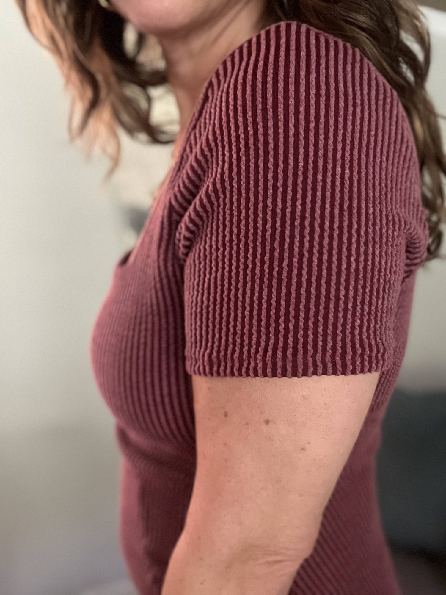 Raspberry 2-Tone, Rib Knit Fabric – Boho Fabrics