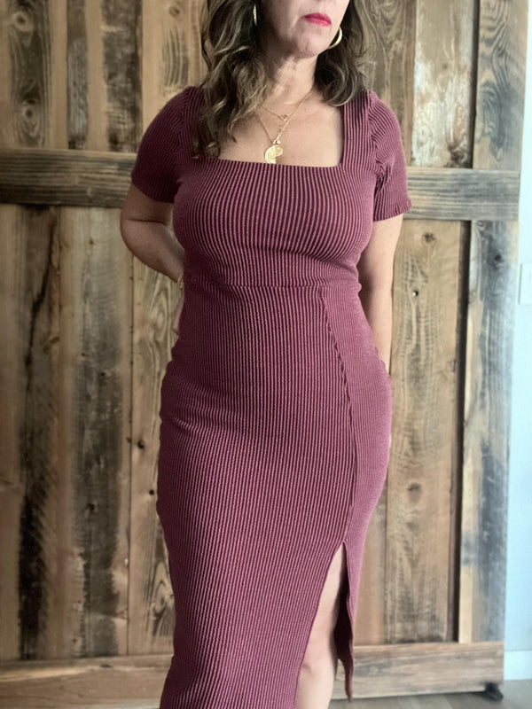 Raspberry 2-Tone, Rib Knit Fabric – Boho Fabrics