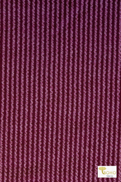 Raspberry 2-Tone, Rib Knit Fabric – Boho Fabrics