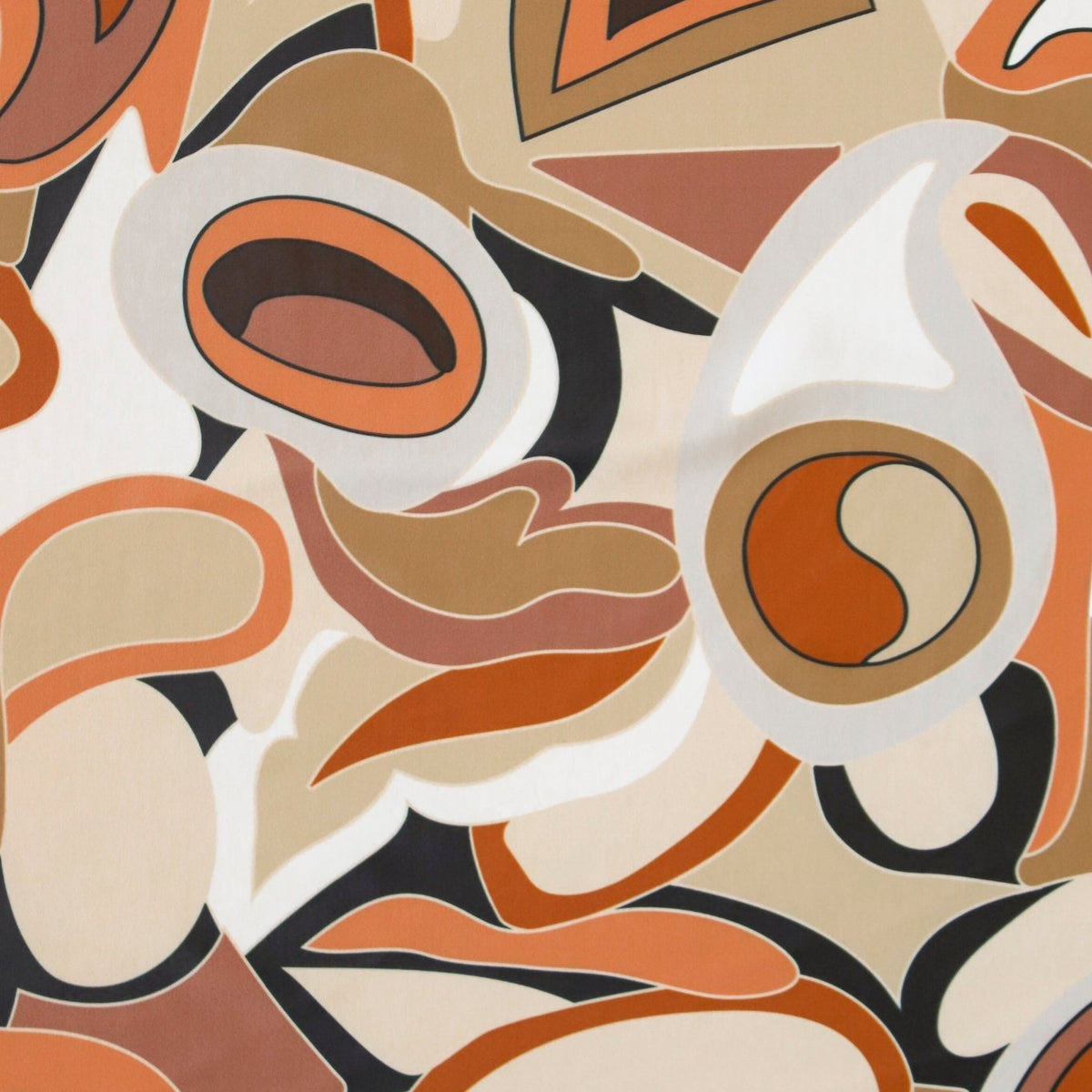 Retro Picasso Swim Print Knit Fabric - Boho Fabrics