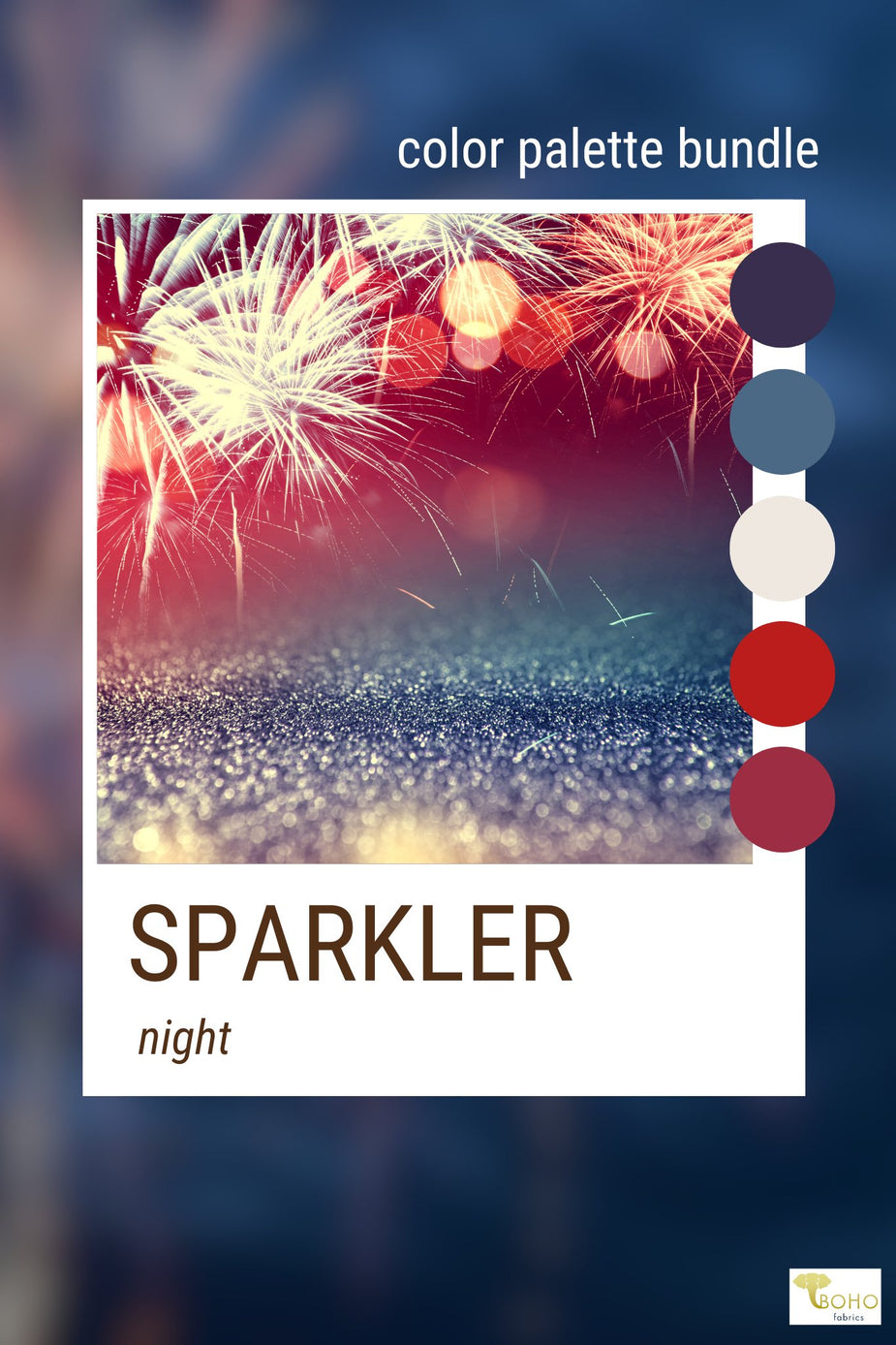 Sparkler Nights, Mystery Color Palette Bundle – Boho Fabrics