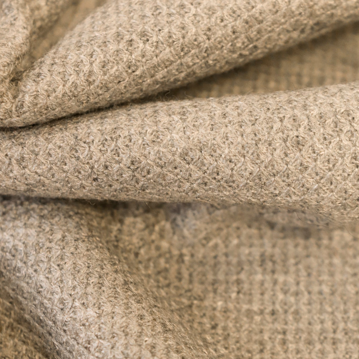 Thermal; Dark Oatmeal Solid, "Cashmere" Knit Fabric. – Boho Fabrics