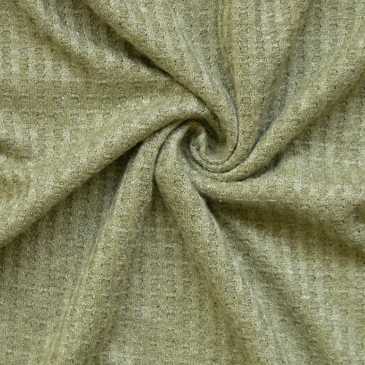 Buy Warm Matcha Green Waffle Knit Fabric – Boho Fabrics