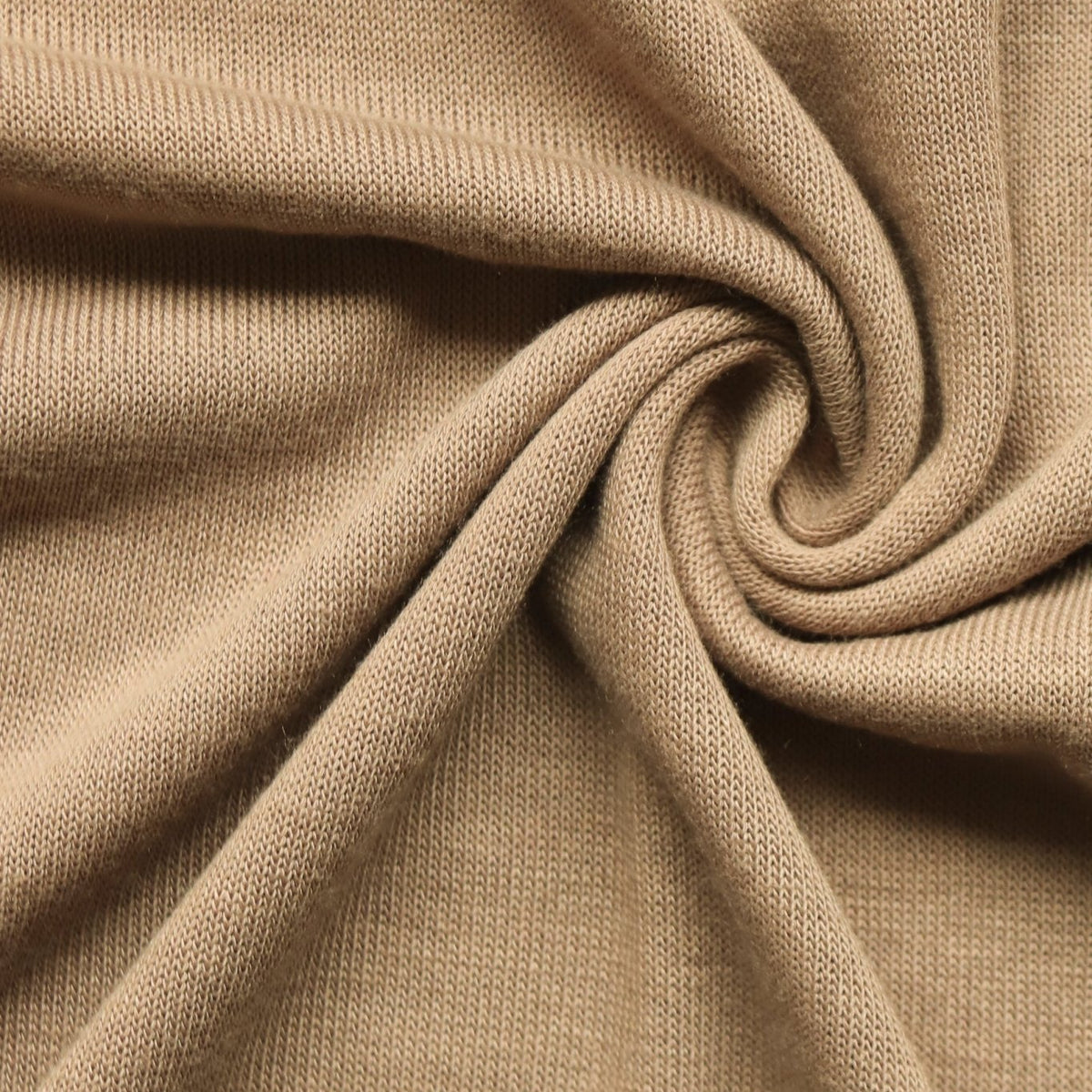 Warm Taupe, Hacci Sweater Knit – Boho Fabrics