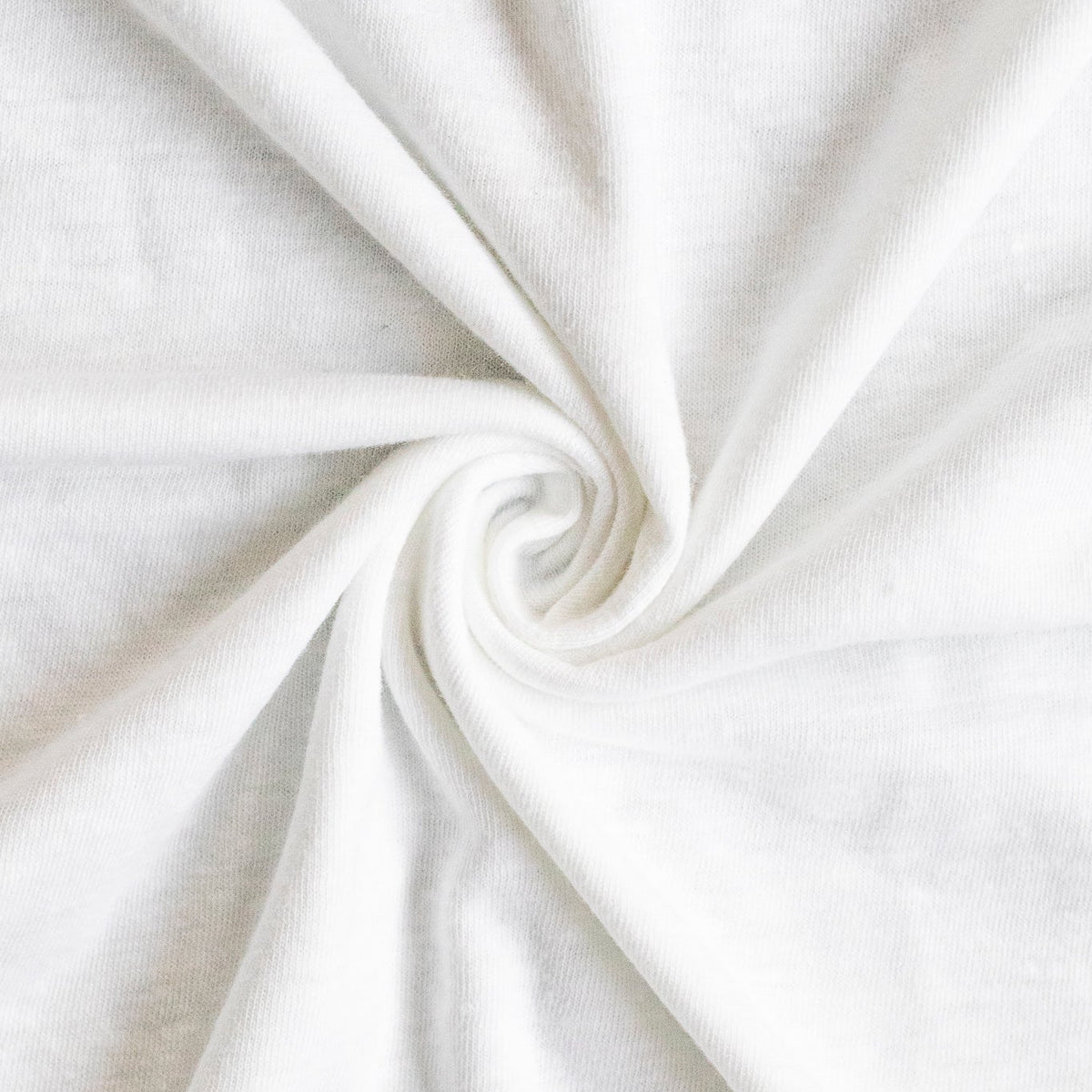 White Jersey Knit Fabric - 8 oz - Boho Fabrics