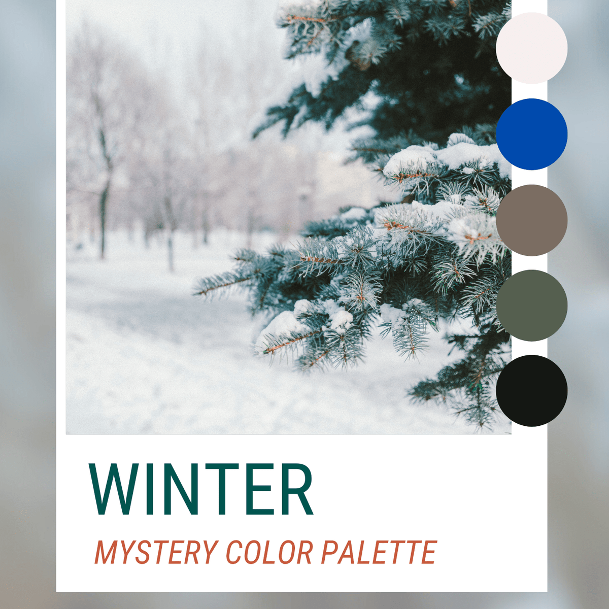 Winter, Mystery Color Palette Bundle – Boho Fabrics